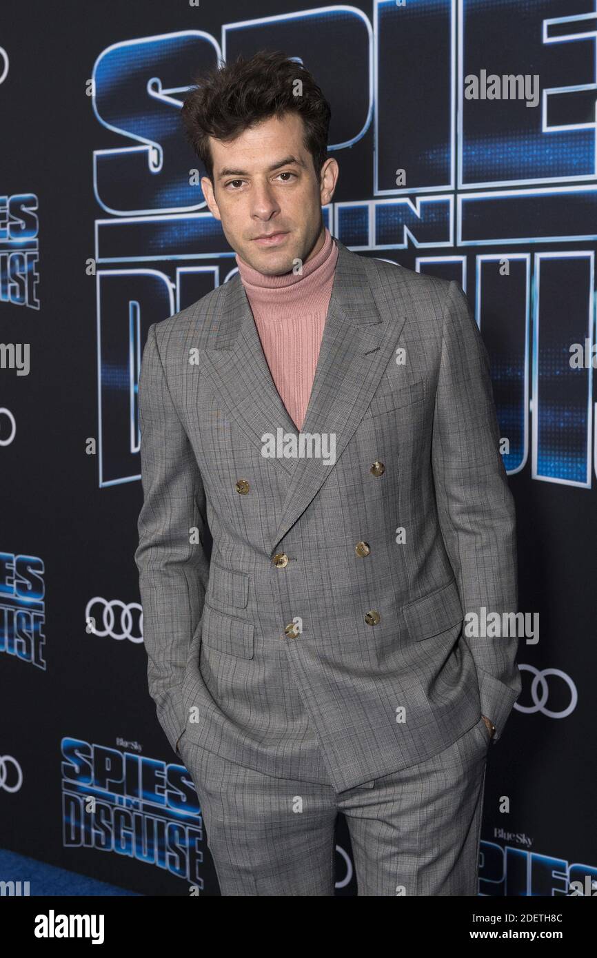 Mark Ronson attends the premiere of 20th Century Fox's "Spies In ...