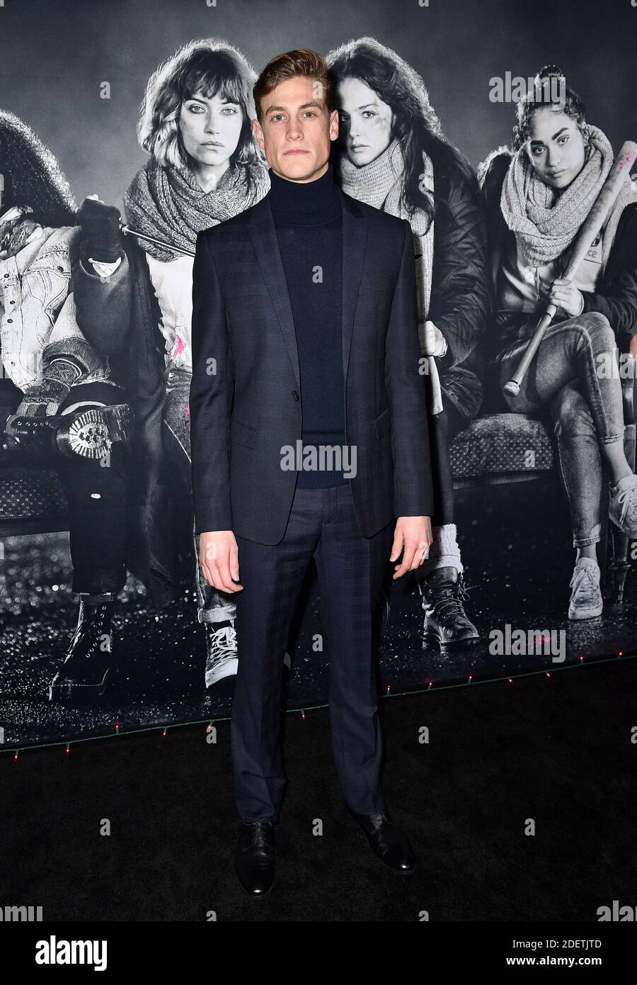 Simon Mead attends the screening of Black Christmas at Regal L.A. LIVE ...