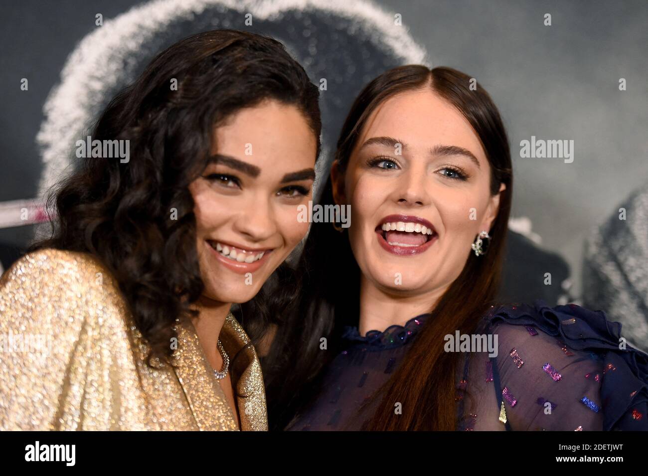 Brittany Ogrady And Lily Donoghue Attend The Screening Of Black Christmas At Regal La Live On