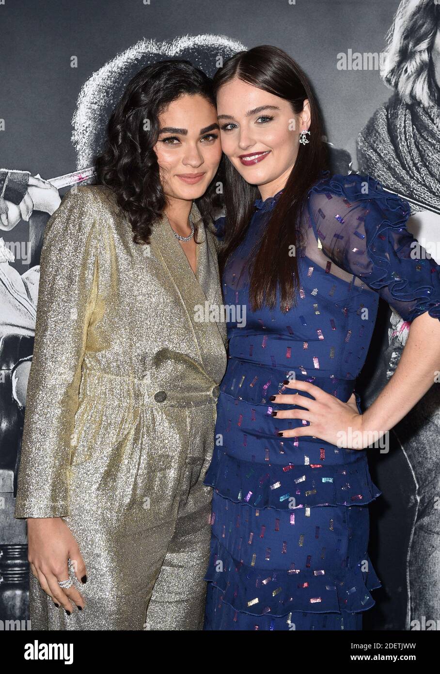Brittany Ogrady And Lily Donoghue Attend The Screening Of Black Christmas At Regal La Live On