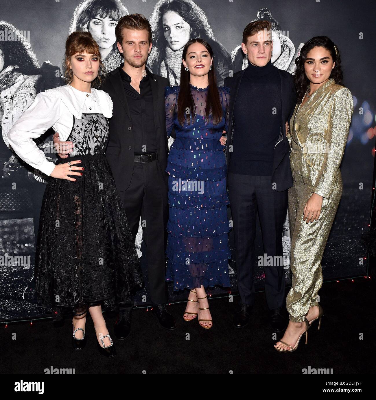 Ben Black, Imogen Poots, Lily Donoghue, Brittany O'Grady and Simon Mead ...