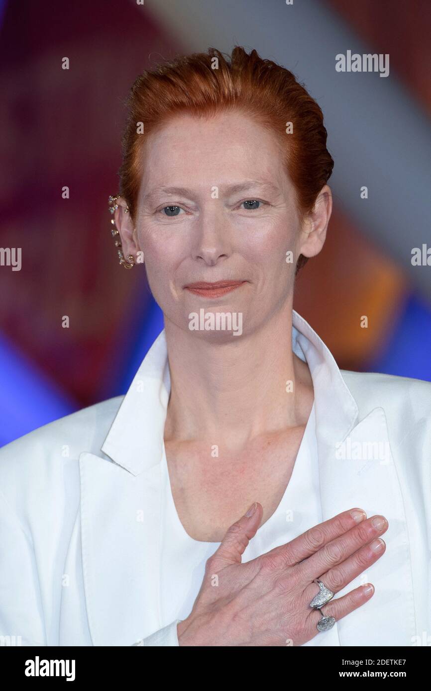 Tilda Swinton attending the Tribute to Robert Redford red carpet during ...