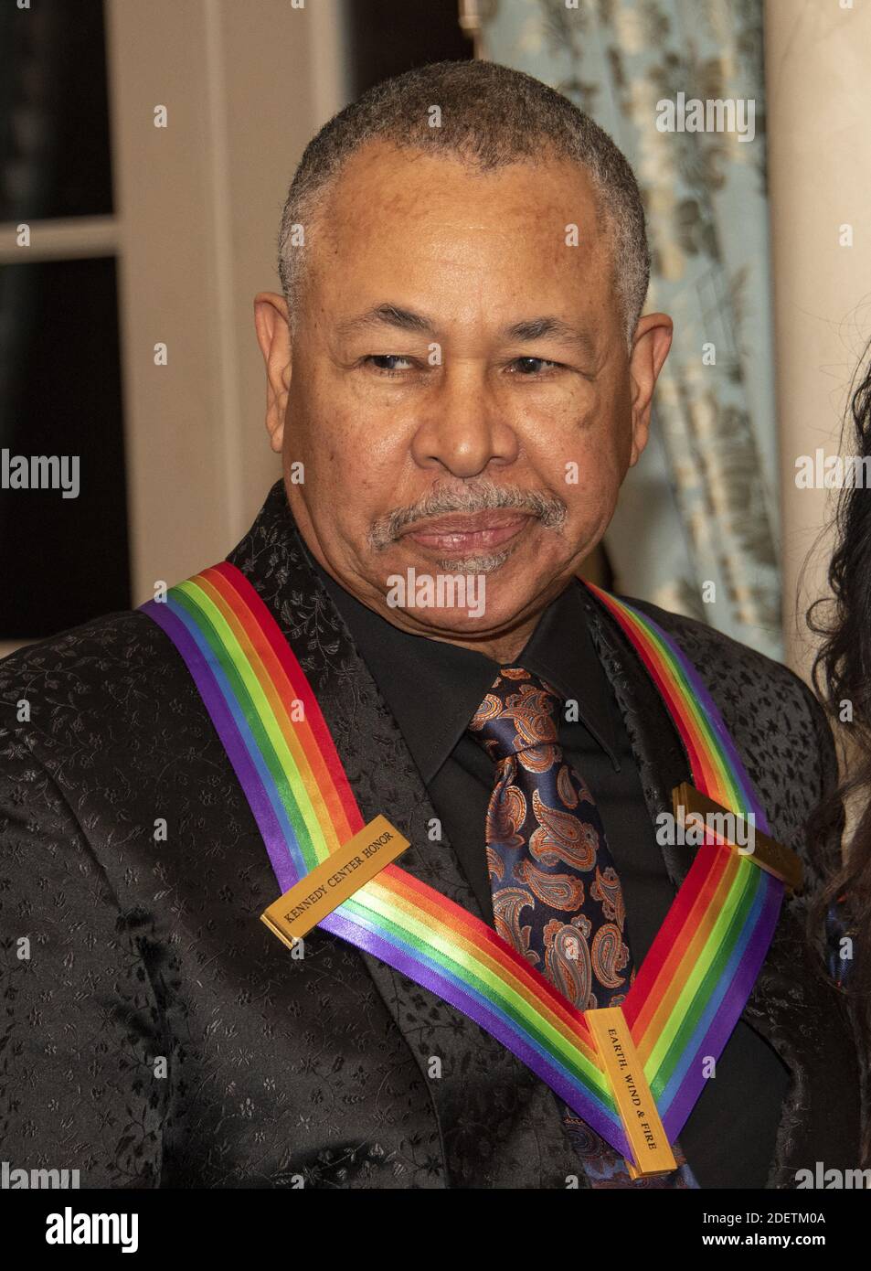 Percussionist Ralph Johnson of the band Earth, Wind and Fire, one of ...