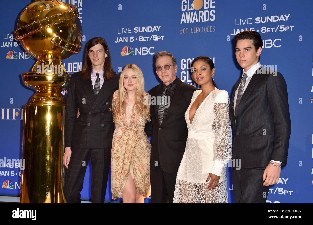 Dylan Brosnan, Paris Brosnan, Dakota Fanning, Susan Kelechi Watson and ...