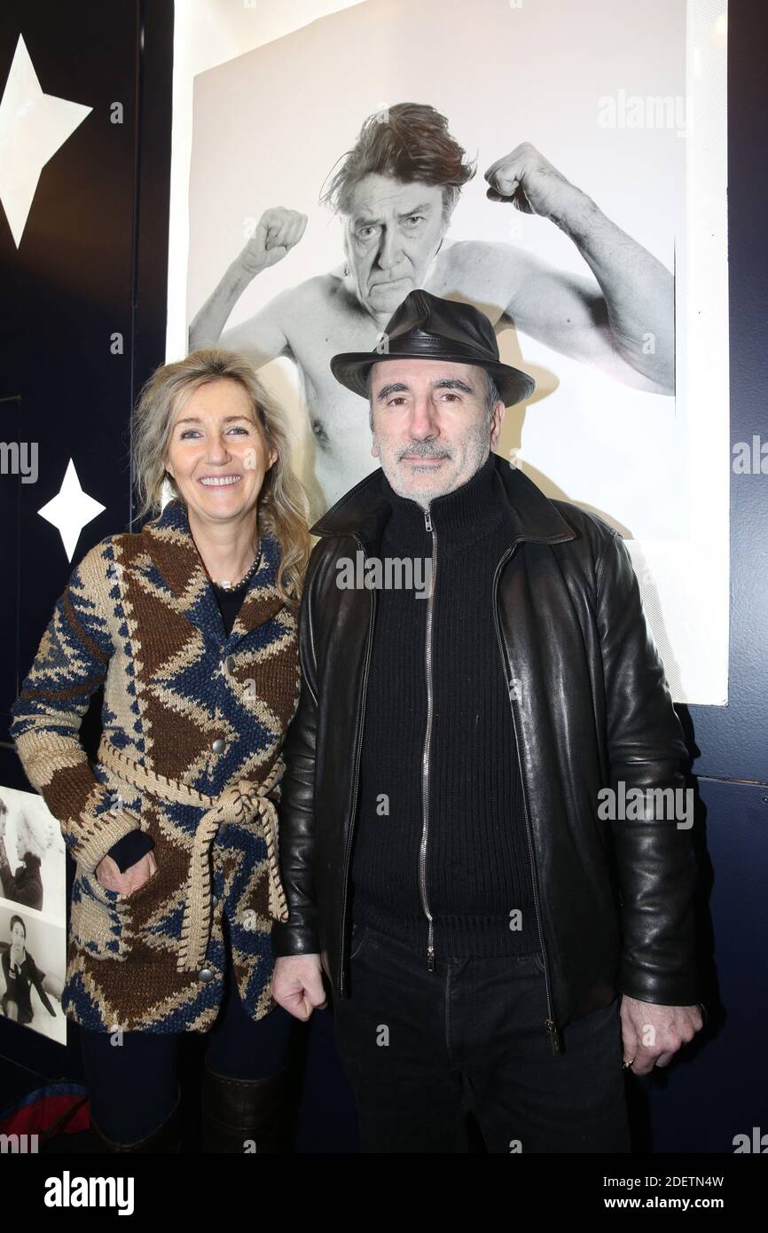 Sylvie Bourgeois et Philippe harel lors de l'hommage à Jean-Pierre ...