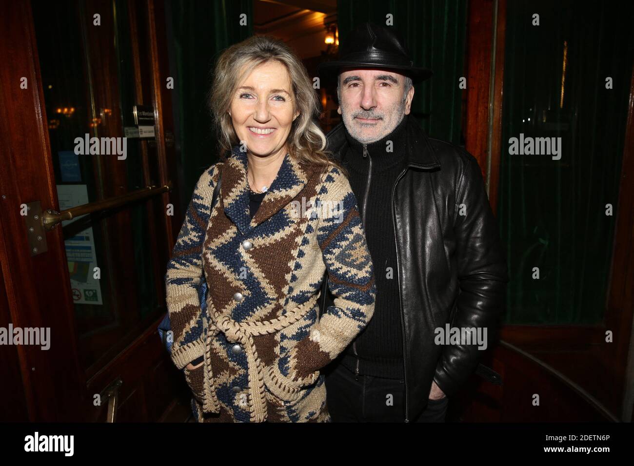 Sylvie Bourgeois et Philippe harel lors du Cocktail hommage à Jean ...