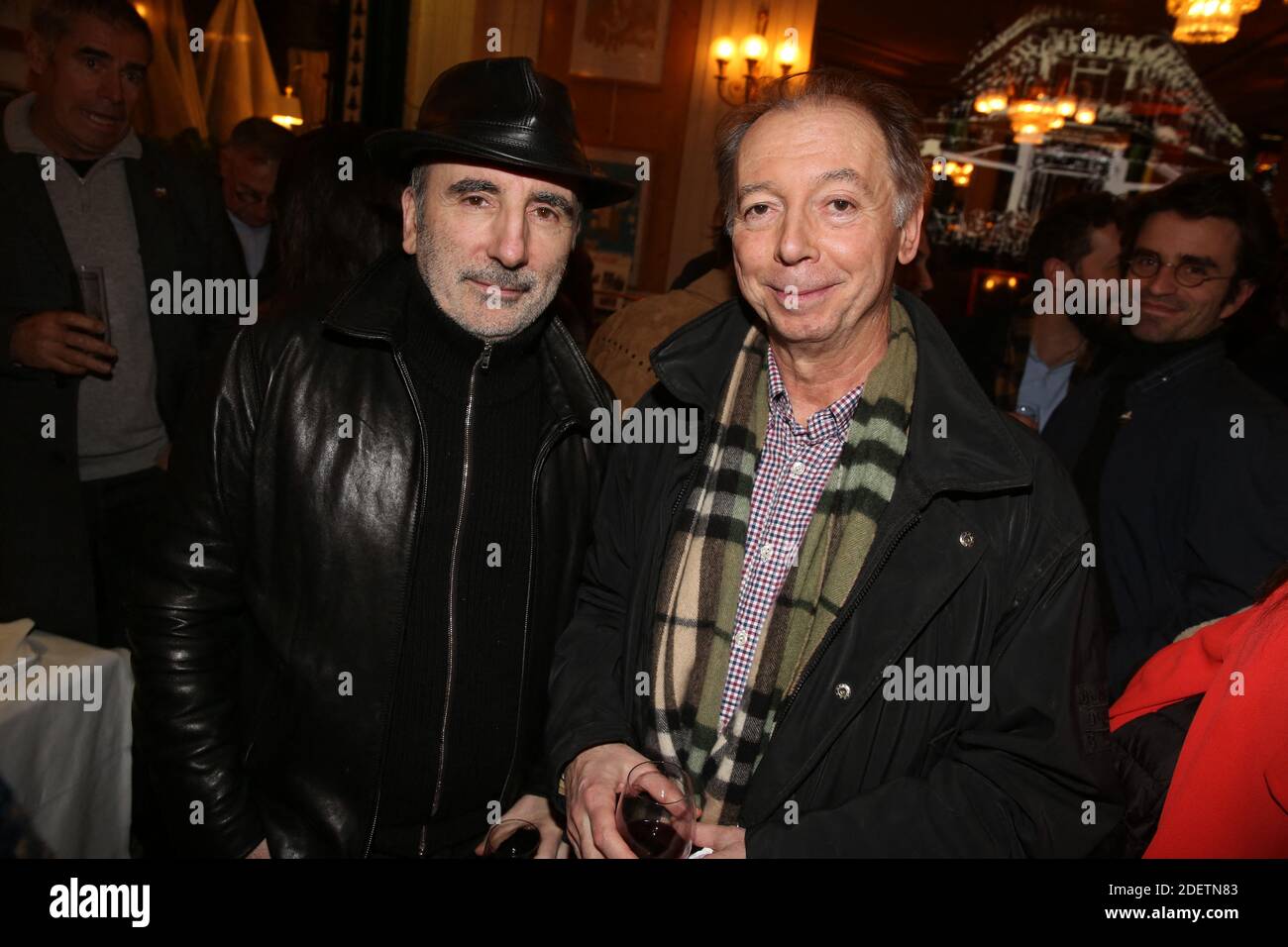Philippe Harel et Philippe Chevallier lors du Cocktail hommage à Jean ...