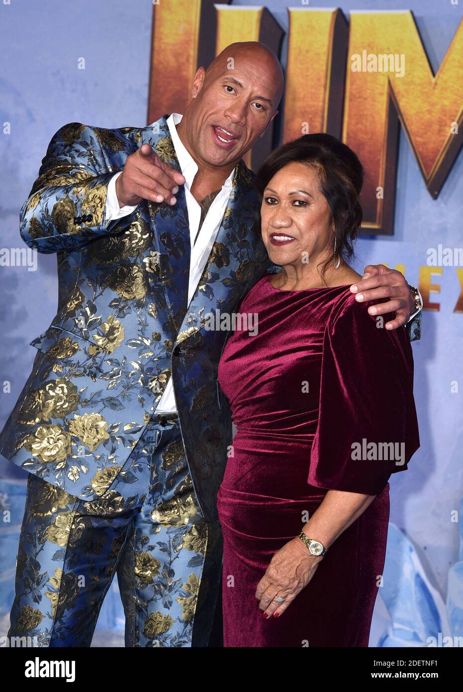 Dwayne Johnson and Ata Johnson attend the premiere of Sony Pictures ...