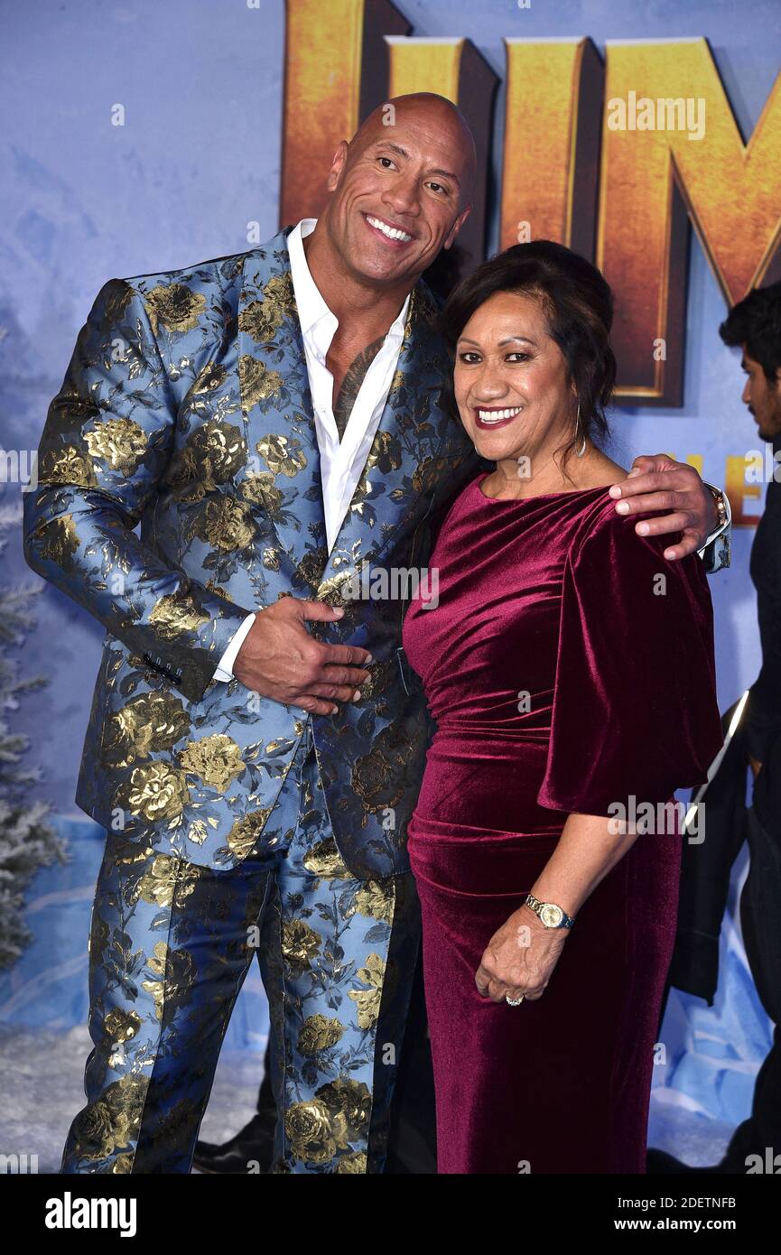 Dwayne Johnson and Ata Johnson attend the premiere of Sony Pictures ...