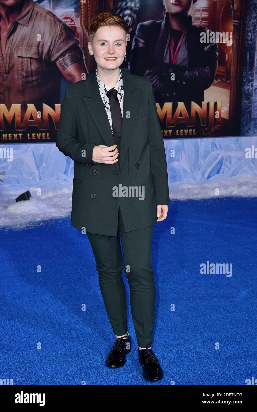 Morgan Turner attends the premiere of Sony Pictures' "Jumanji: The Next ...