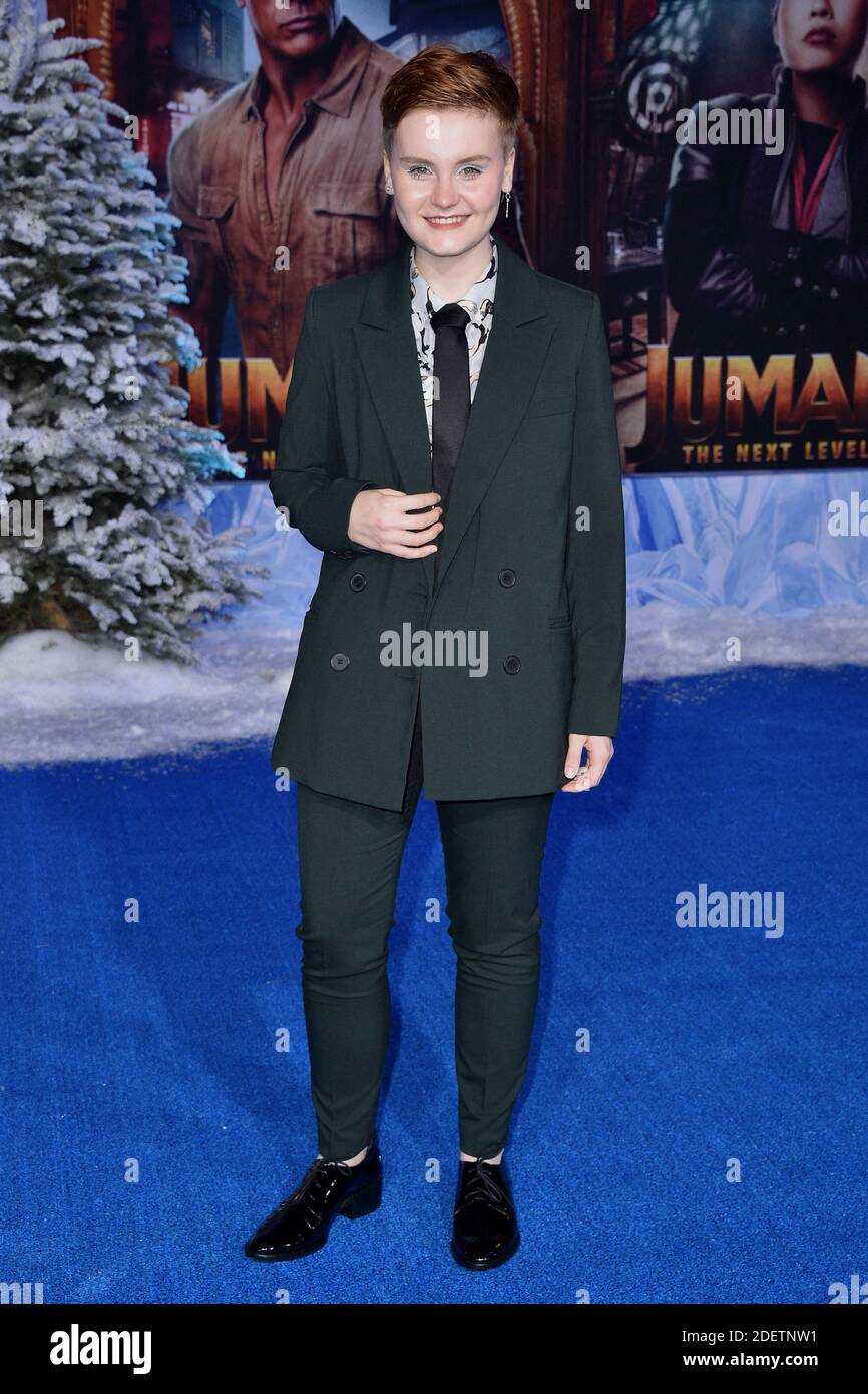 Morgan Turner attends the premiere of Sony Pictures' "Jumanji: The Next ...