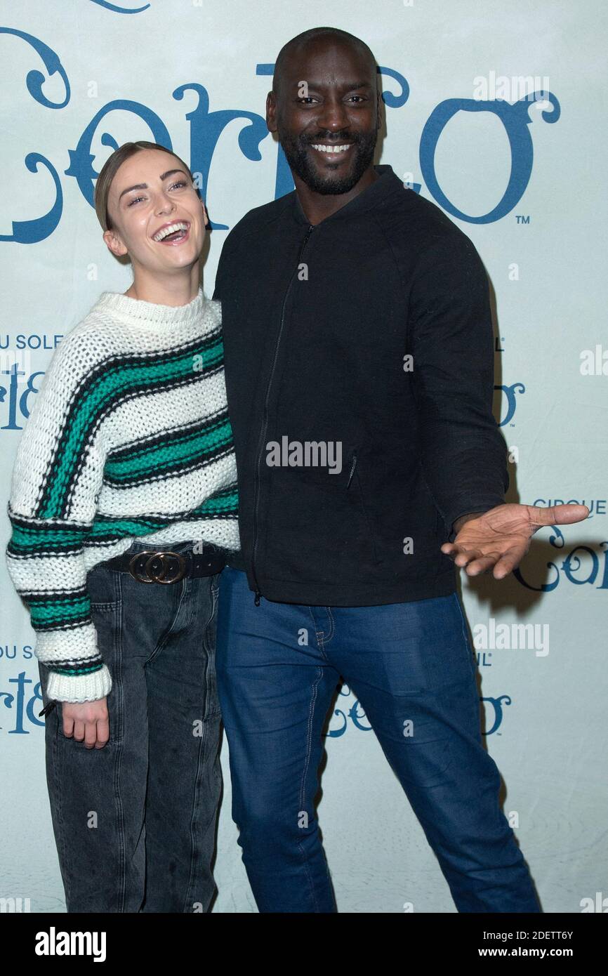 Ines Vandamme and Ladji Doucoure attending the Photocall of the Cirque ...