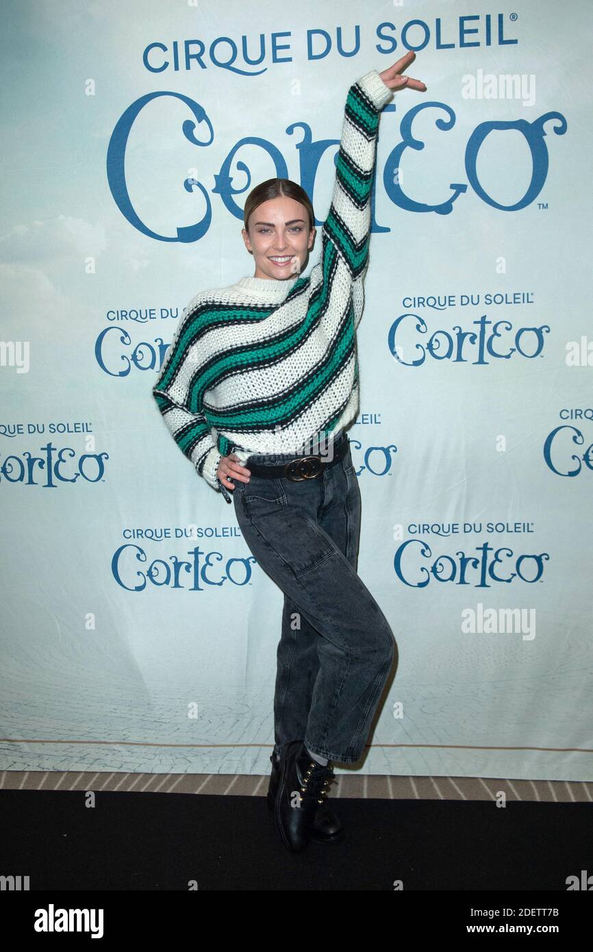 Ines Vandamme attending the Photocall of the Cirque du Soleil Corteo ...