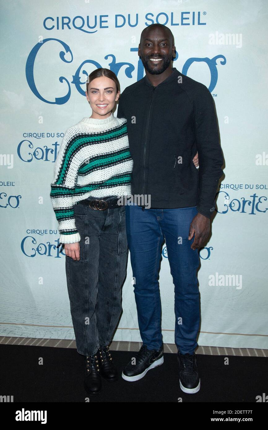 Ines Vandamme and Ladji Doucoure attending the Photocall of the Cirque ...