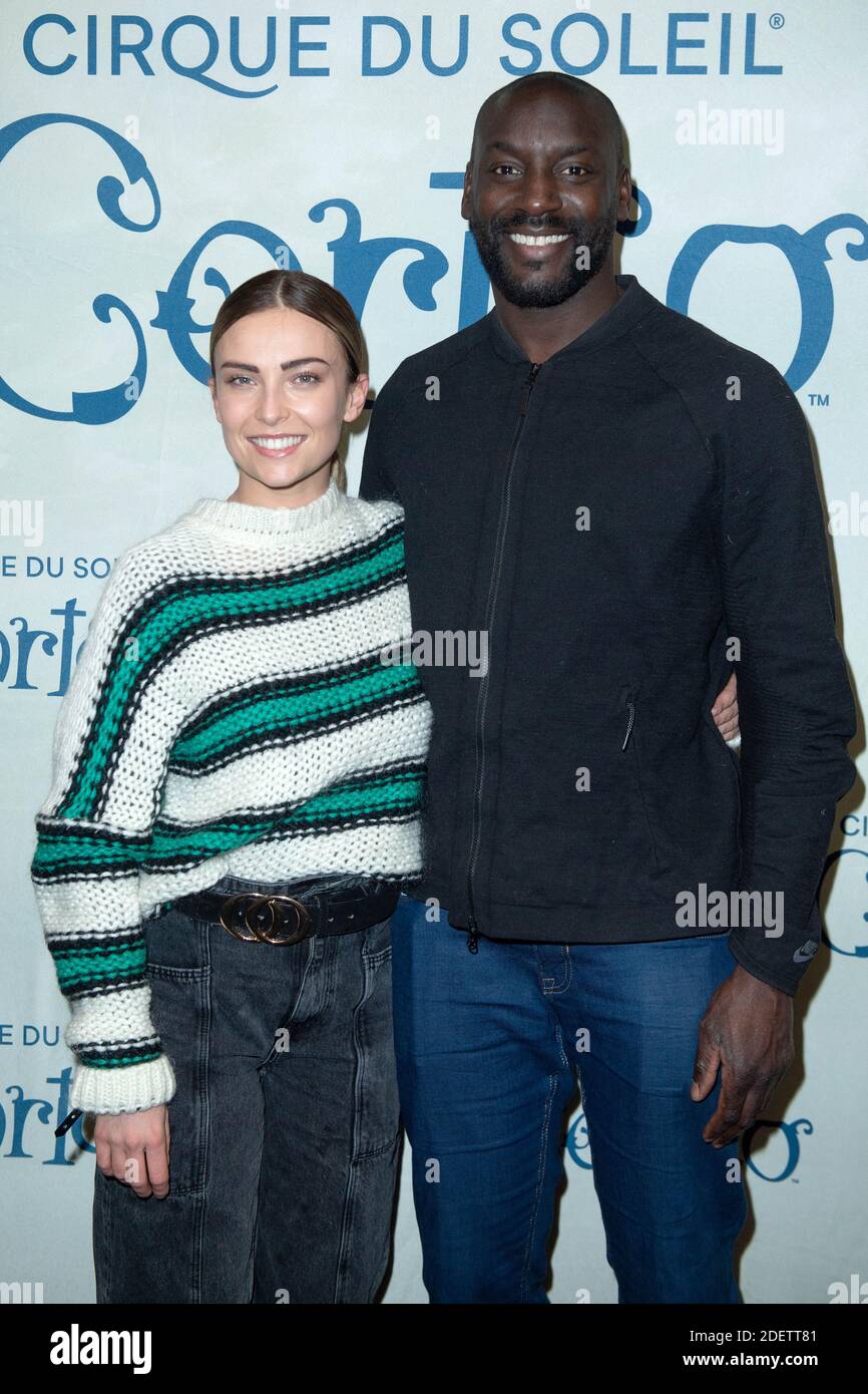 Ines Vandamme and Ladji Doucoure attending the Photocall of the Cirque ...