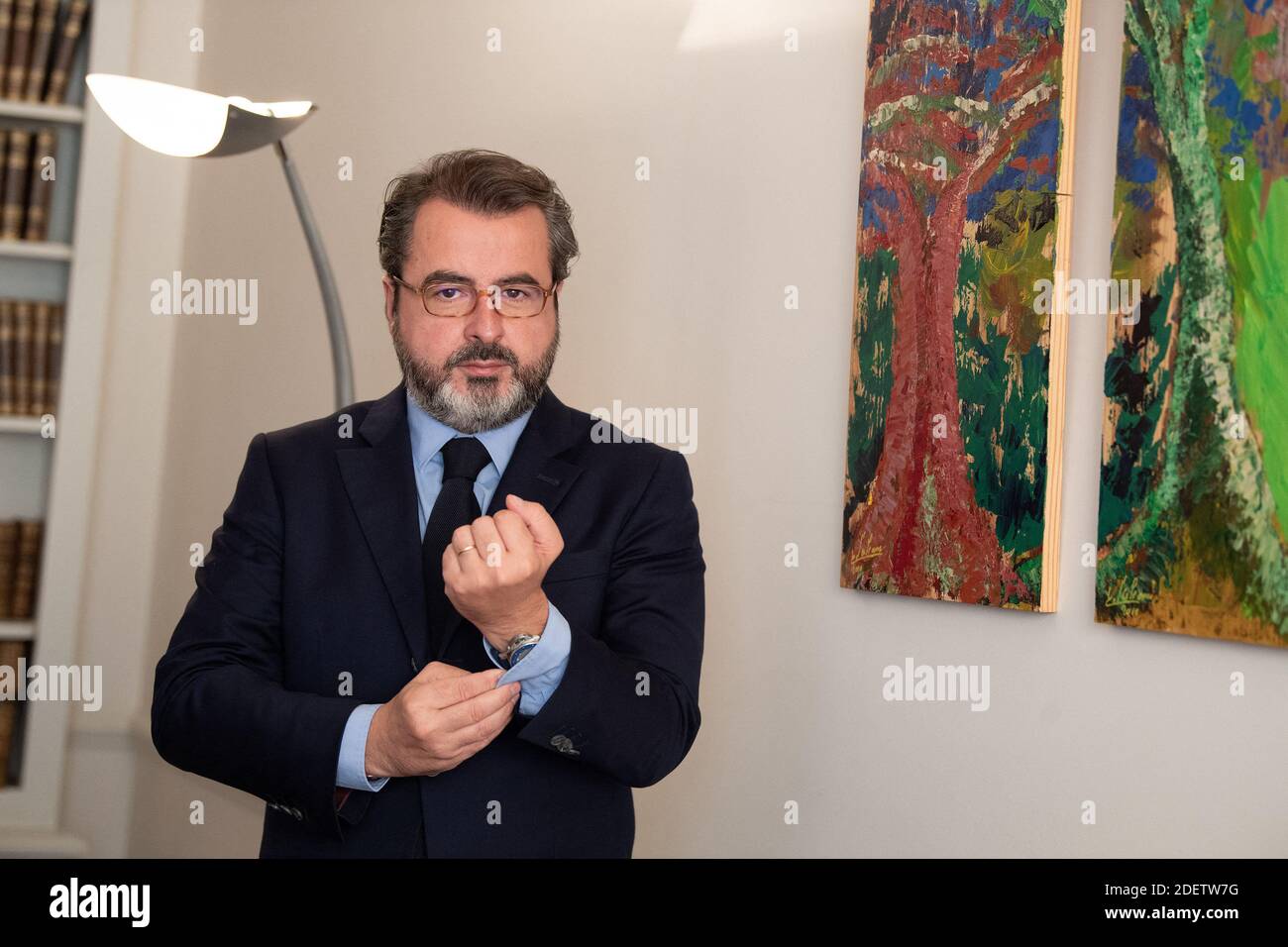 Exclusive - Lawyer Eric Morain poses at his office in Paris, France on ...