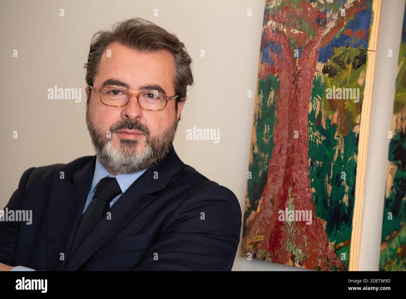 Exclusive - Lawyer Eric Morain poses at his office in Paris, France on ...