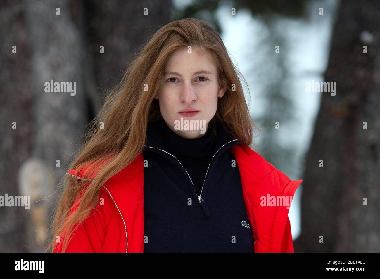 Agathe Bonitzer attending a photo session during the 11th Les Arcs Film ...