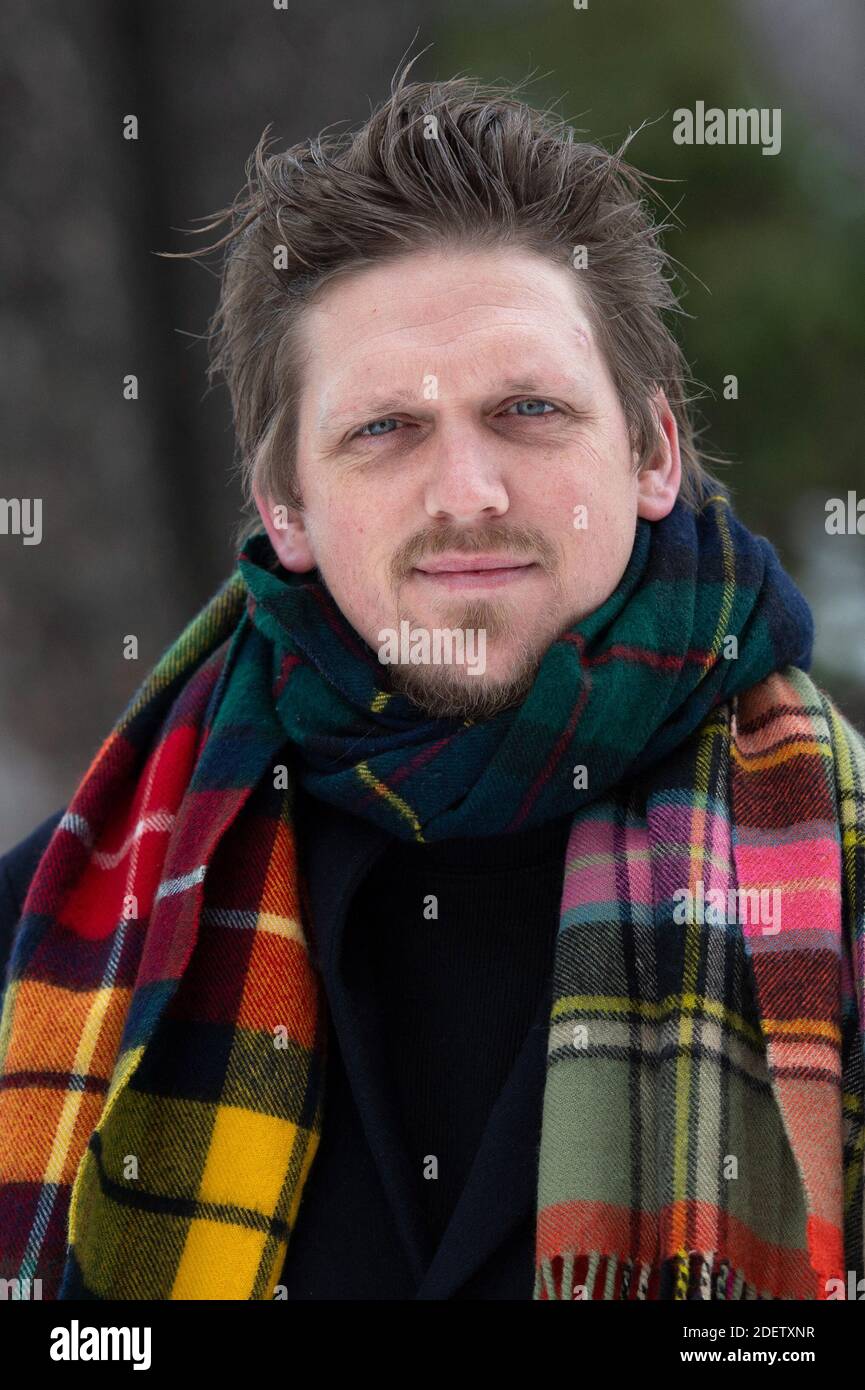 Jan-Ole Gerster attending a photo session during the 11th Les Arcs Film ...