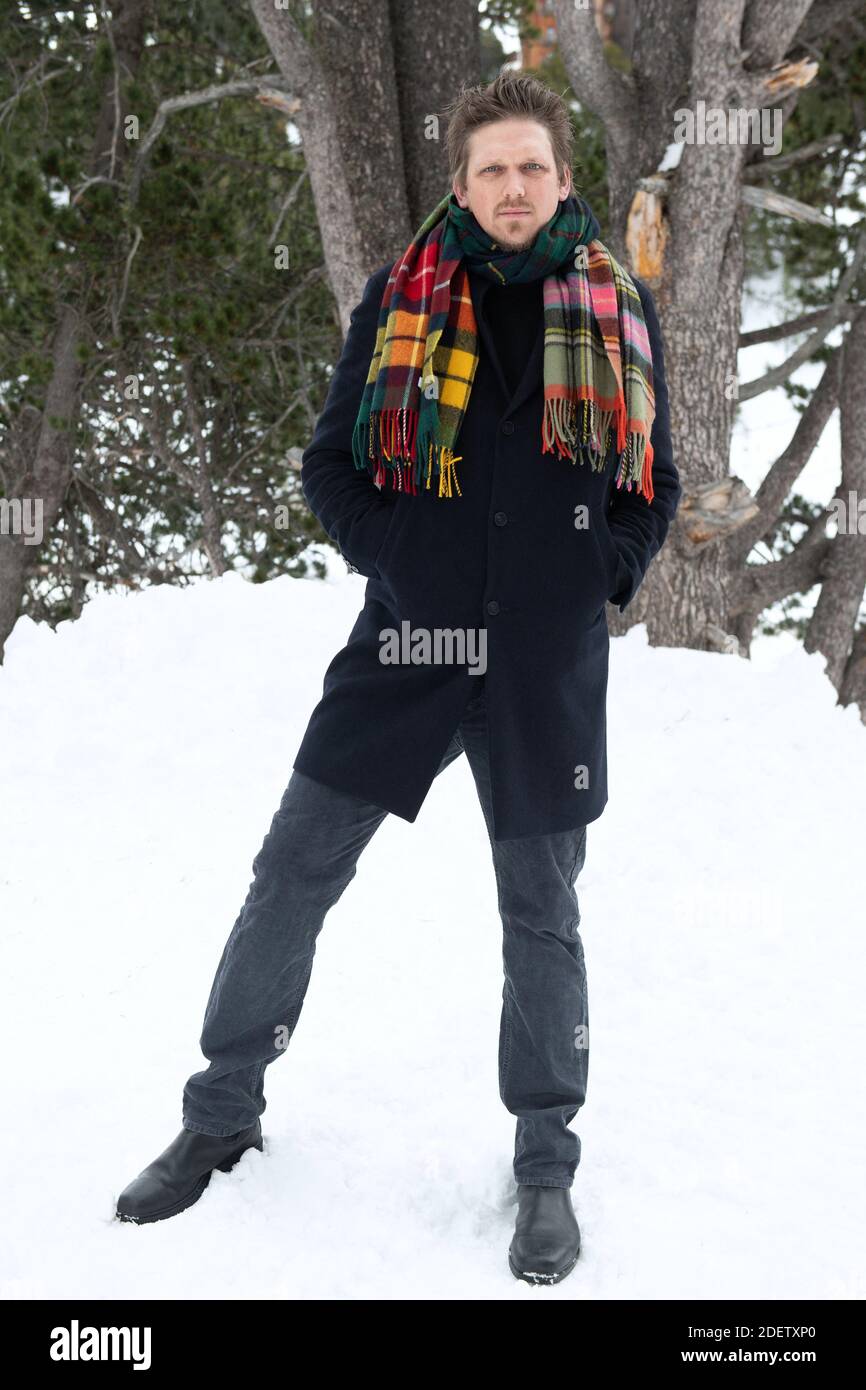 Jan-Ole Gerster attending a photo session during the 11th Les Arcs Film ...