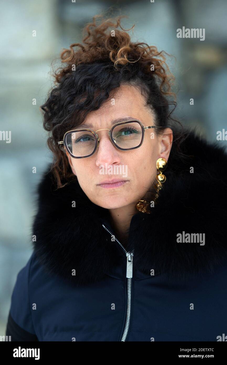 Houda Benyamina attending a photo session during the 11th Les Arcs Film ...