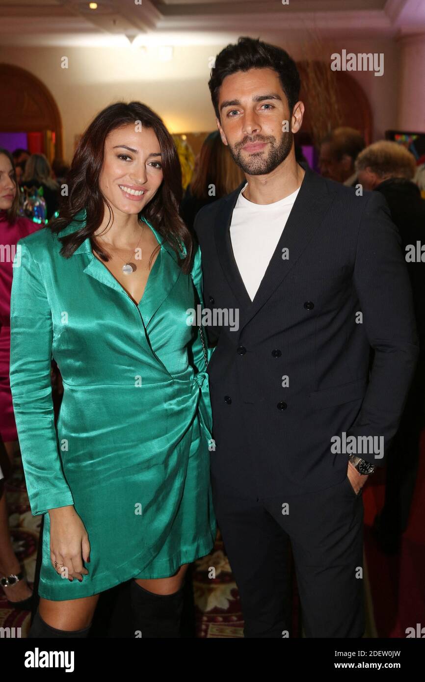 Rachel Legrain-Trapani et son compagnon Valentin Léonard lors de 'Le ...