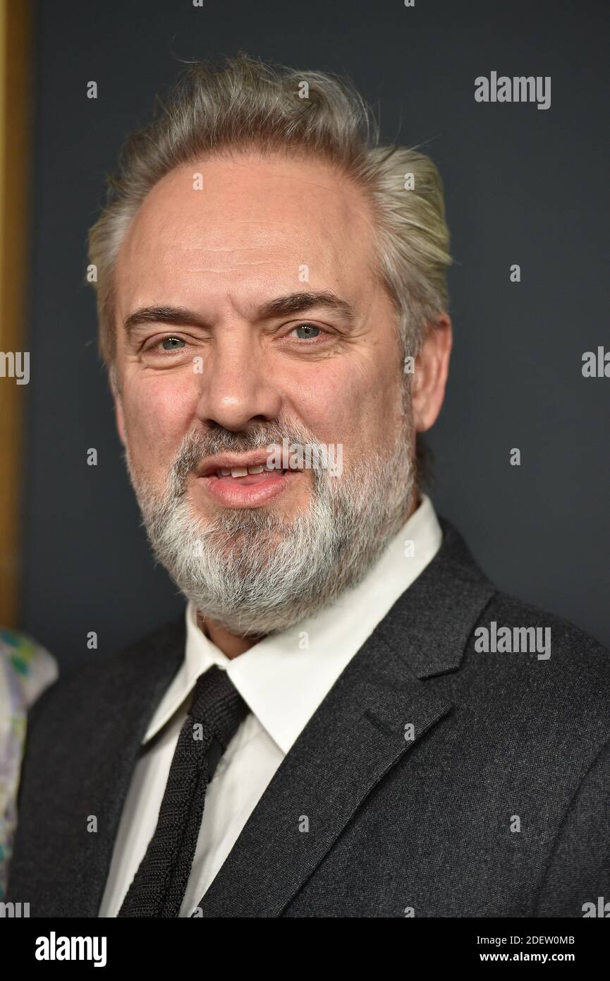 Sam Mendes attends the premiere of Universal Pictures' "1917" at TCL ...