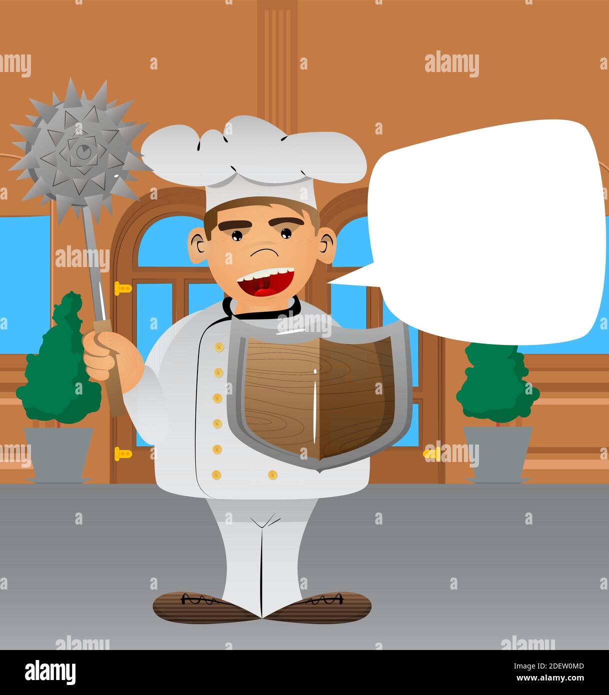 Fat Chef Cartoon Png