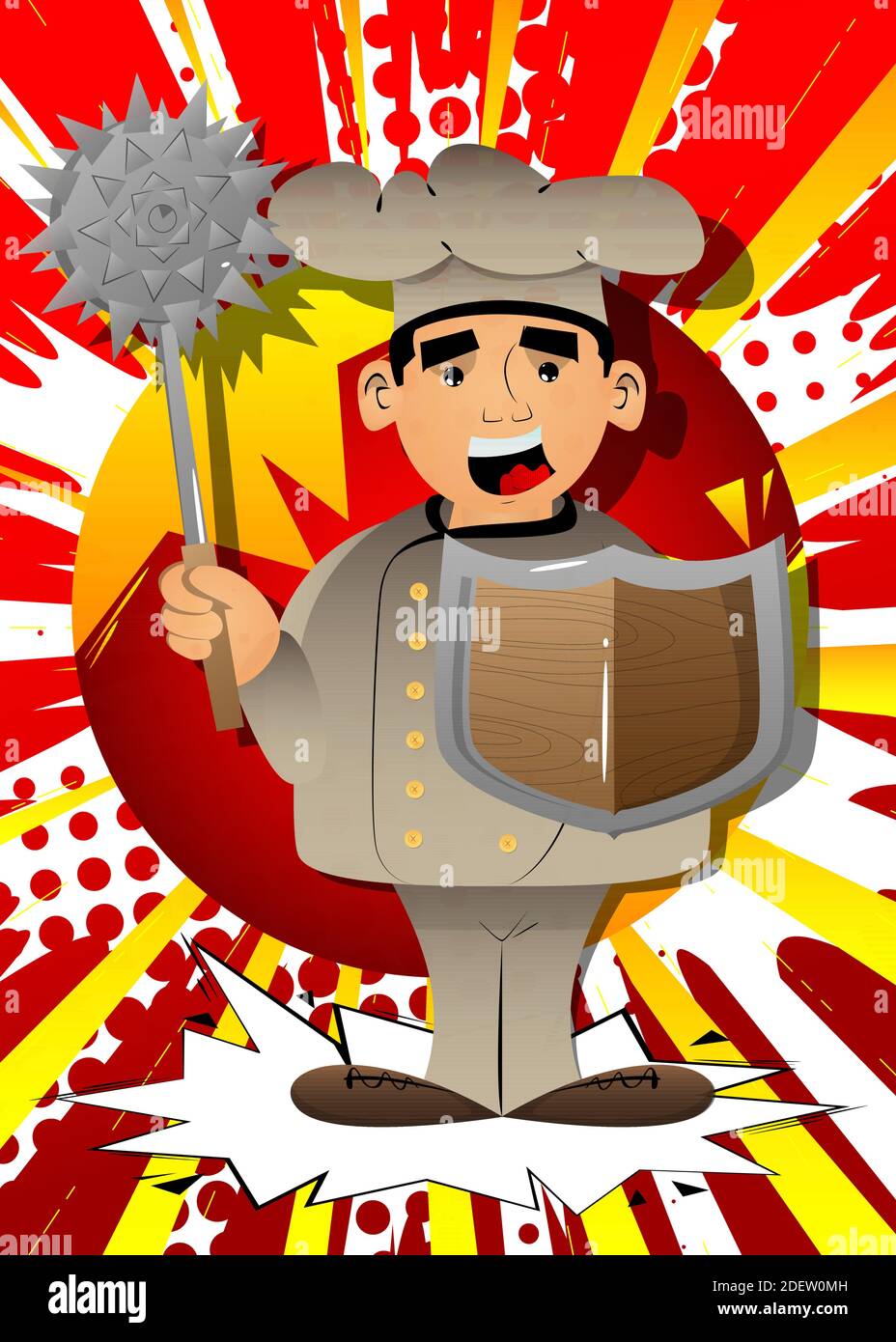 The fat knight Stock Vector Images - Alamy