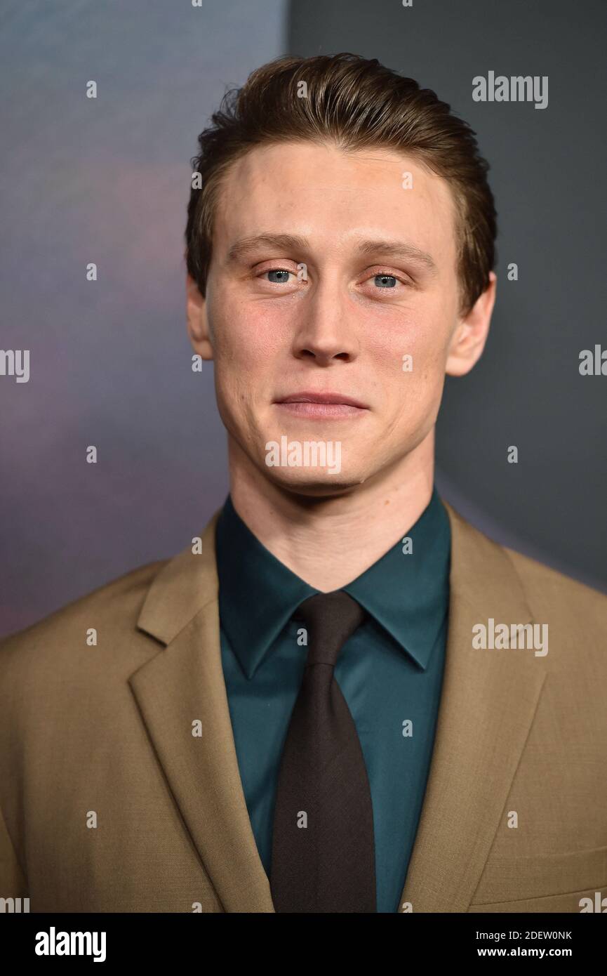 George MacKay attends the premiere of Universal Pictures' "1917" at TCL ...