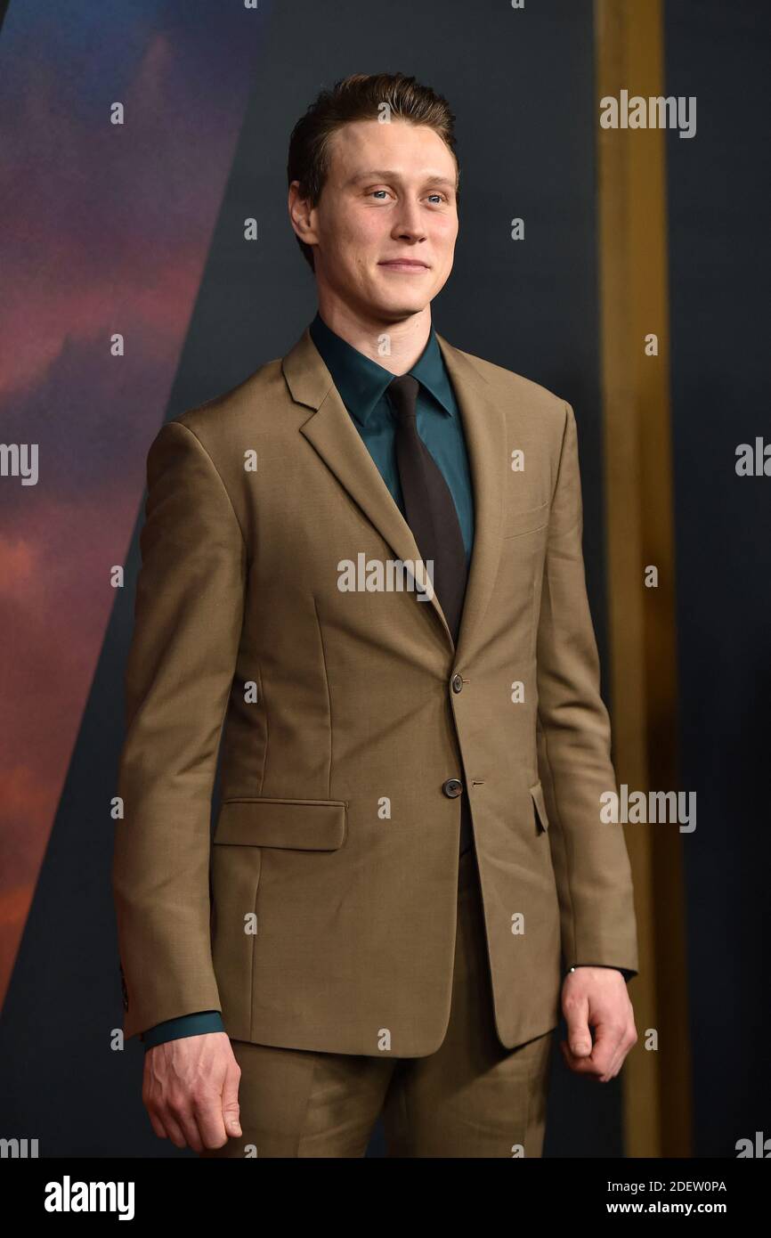 George MacKay attends the premiere of Universal Pictures' "1917" at TCL ...