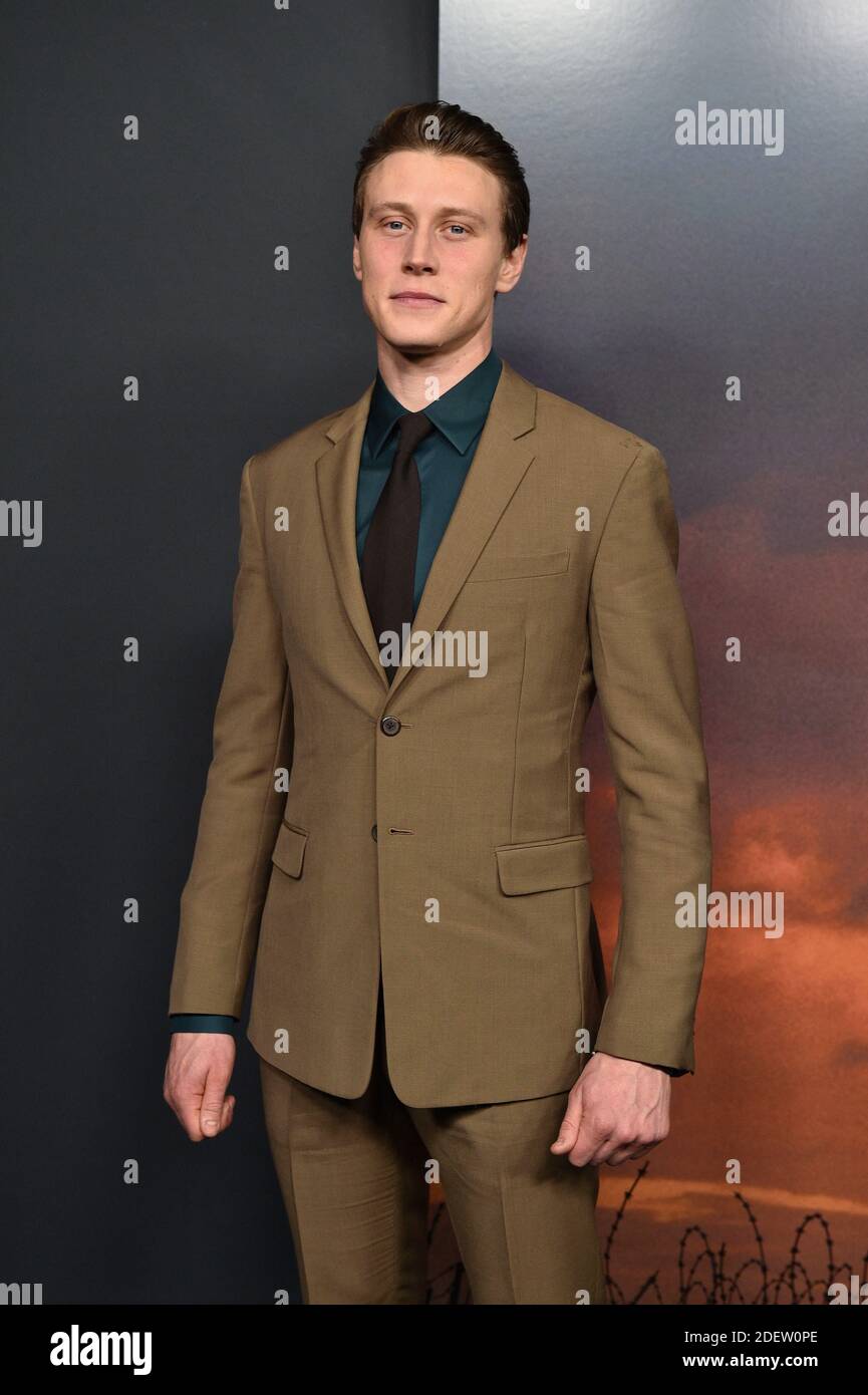 George MacKay attends the premiere of Universal Pictures' "1917" at TCL ...