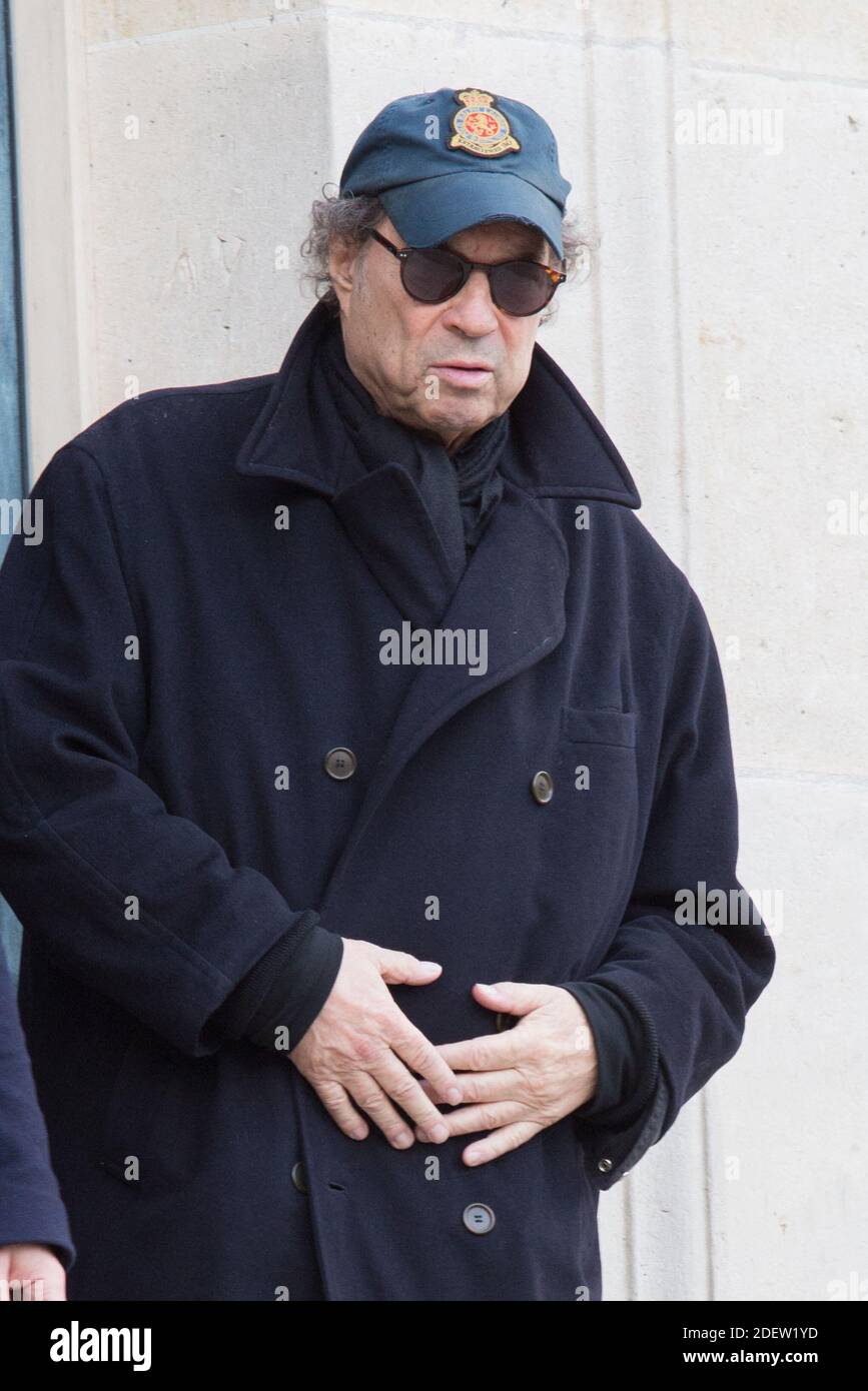 Dennis Berry at the funeral ceremony of French actress Anna Karina at ...