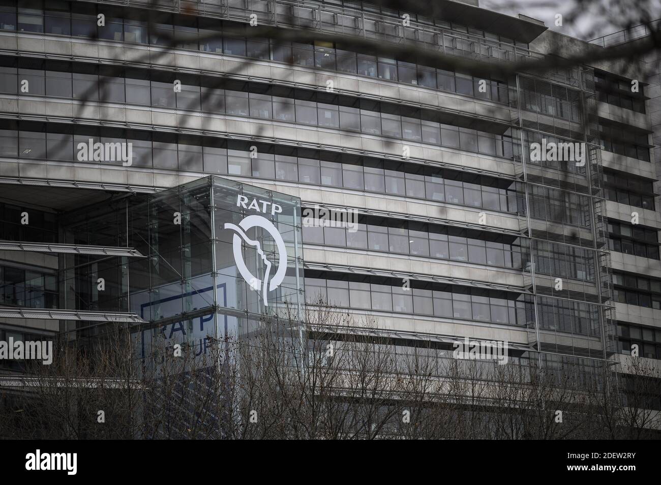 Illustration RATP Headquarters ( HQ ) on December 27, 2019 in Paris ...