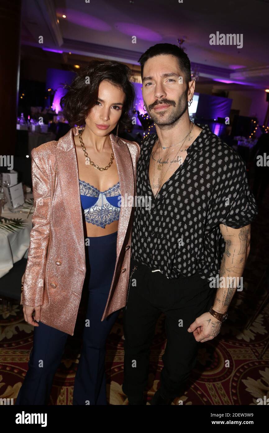 Jade Leboeuf et son mari Stéphane Rodrigues lors de 'Le Grand Diner' a ...