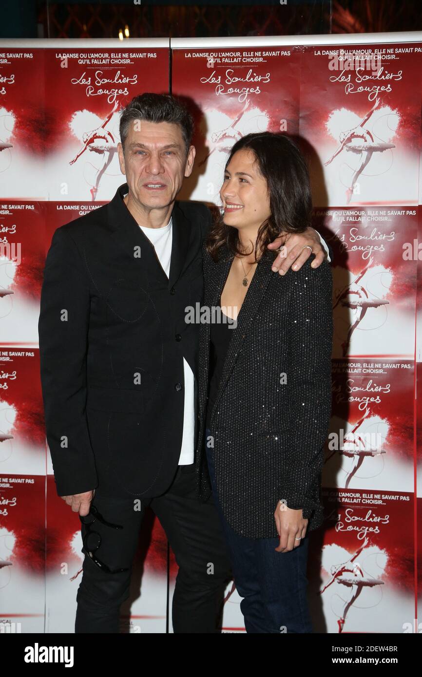 Marc Lavoine et sa compagne Line Papin lors de la Générale de Presse du ...