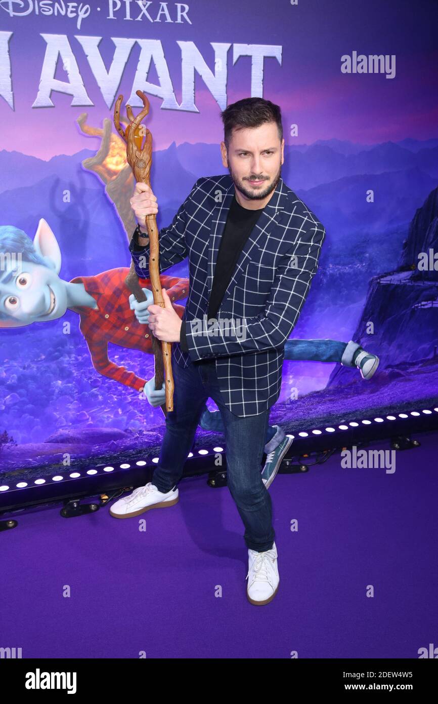 Maxime Gueny attending the premiere of 'En Avant' held at UGC Normandie ...