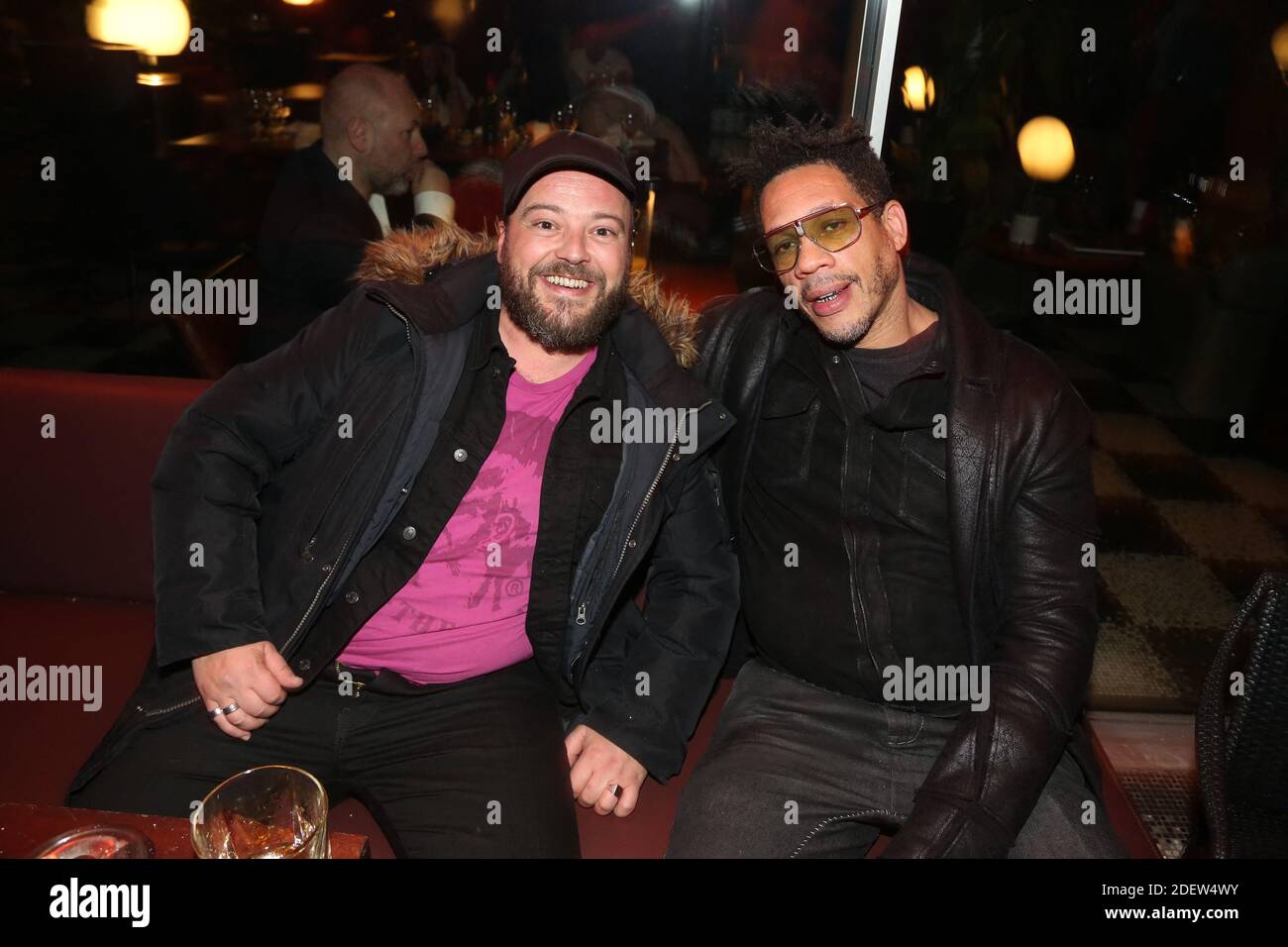 Alban Ivanov et JoeyStarr lors de l'After Party du film 'Lucky', a Les ...