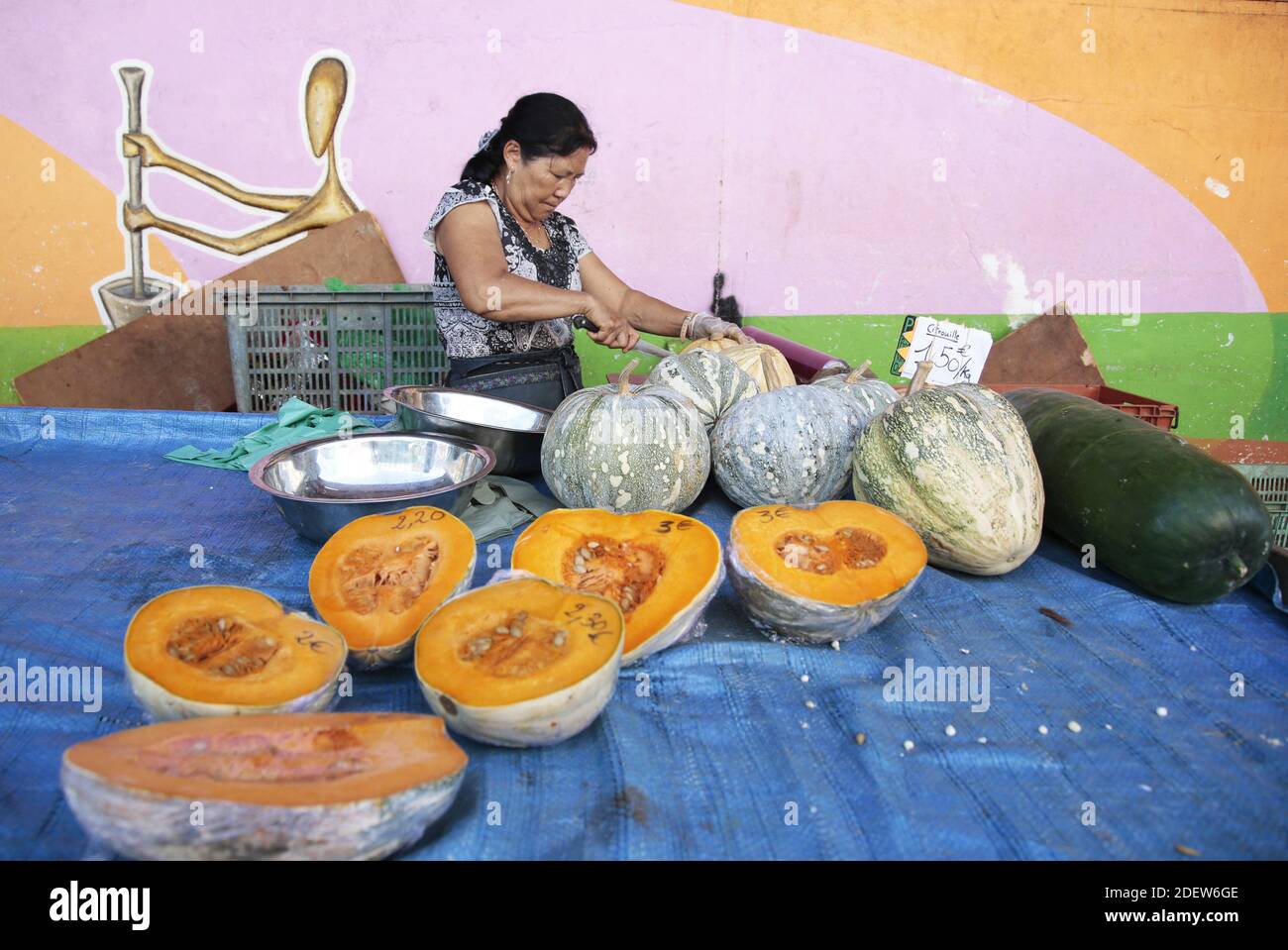 CAYENNE, FRENCH GUYANA -NOVEMBER 13: Hmongs market in November 20, 2019 ...