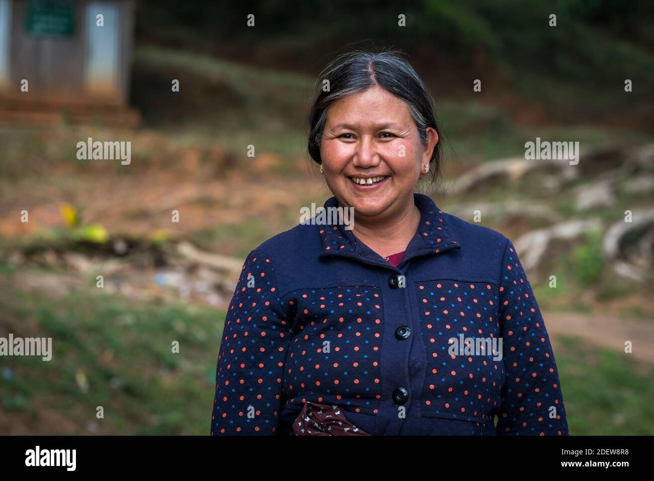 Woman of Palong tribe, near Hsipaw, Myanmar Stock Photo - Alamy