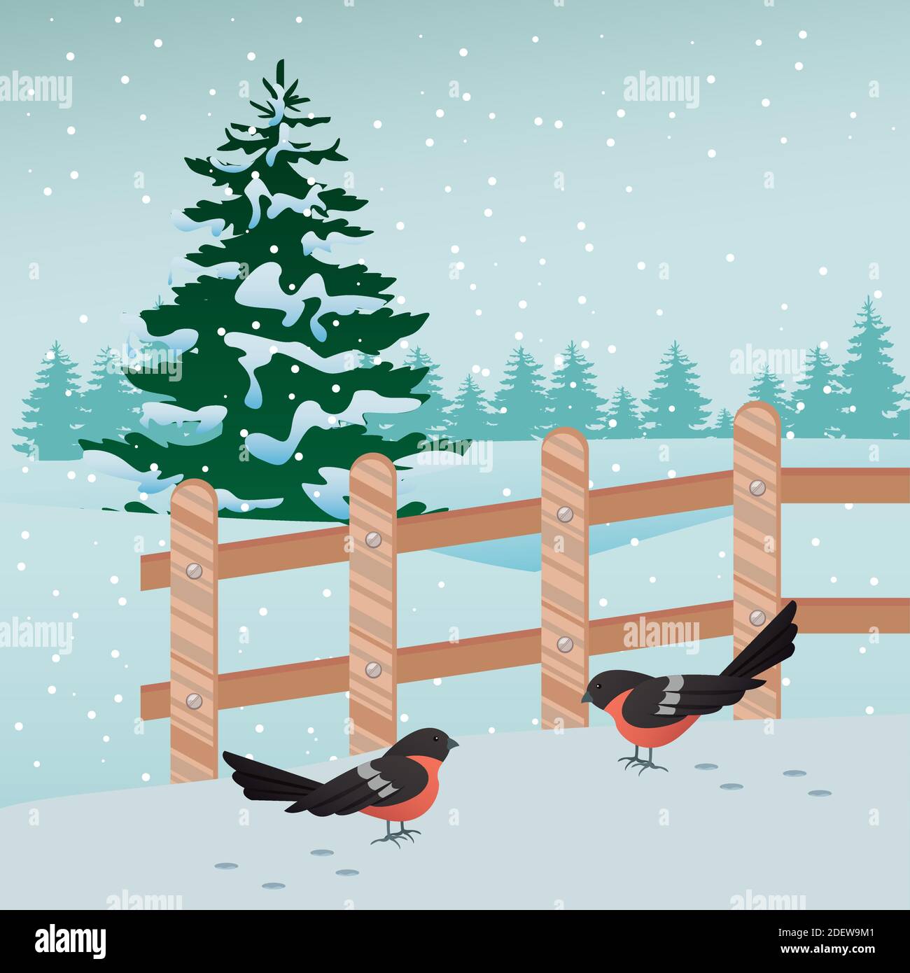 Robin fence Stock Vector Images - Alamy