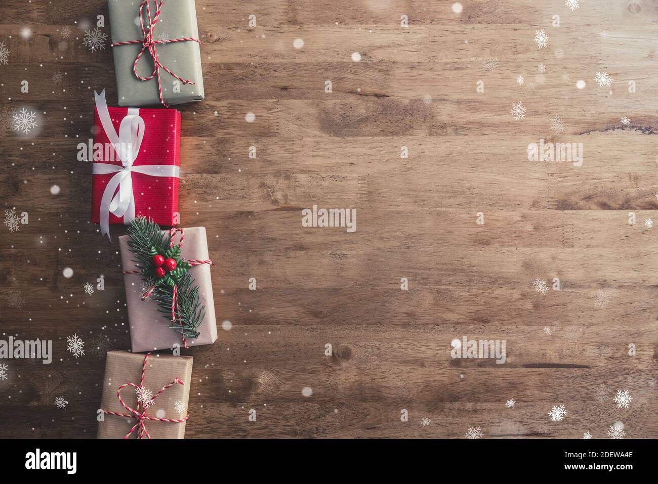 Lovely Christmas holiday creative border design idea background with ...