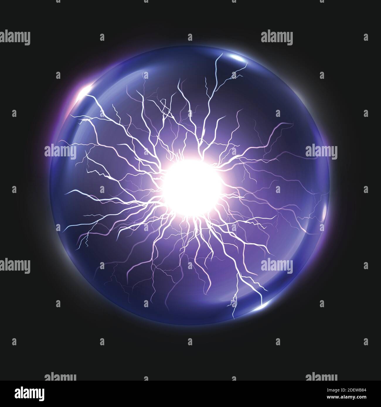 Electric discharge Stock Vector Images - Alamy