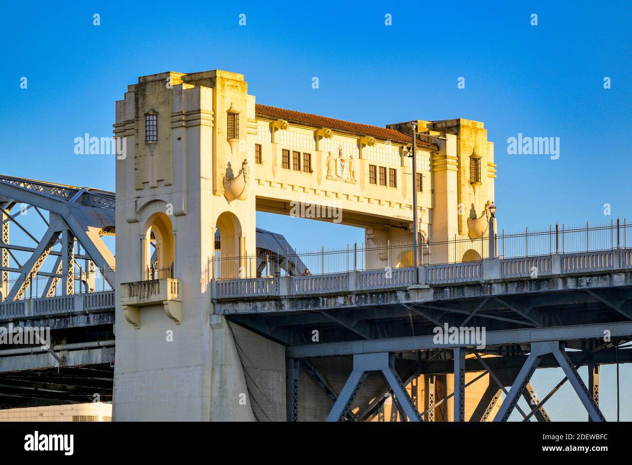 Detail, Burrard Bridge, Vancouver, British Columbia, Canada Stock Photo ...