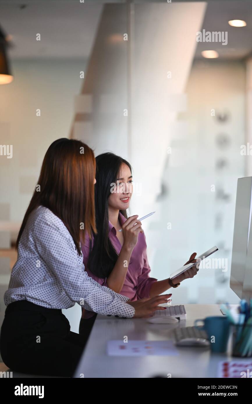 UX UI designer people are working in a software development and coding ...