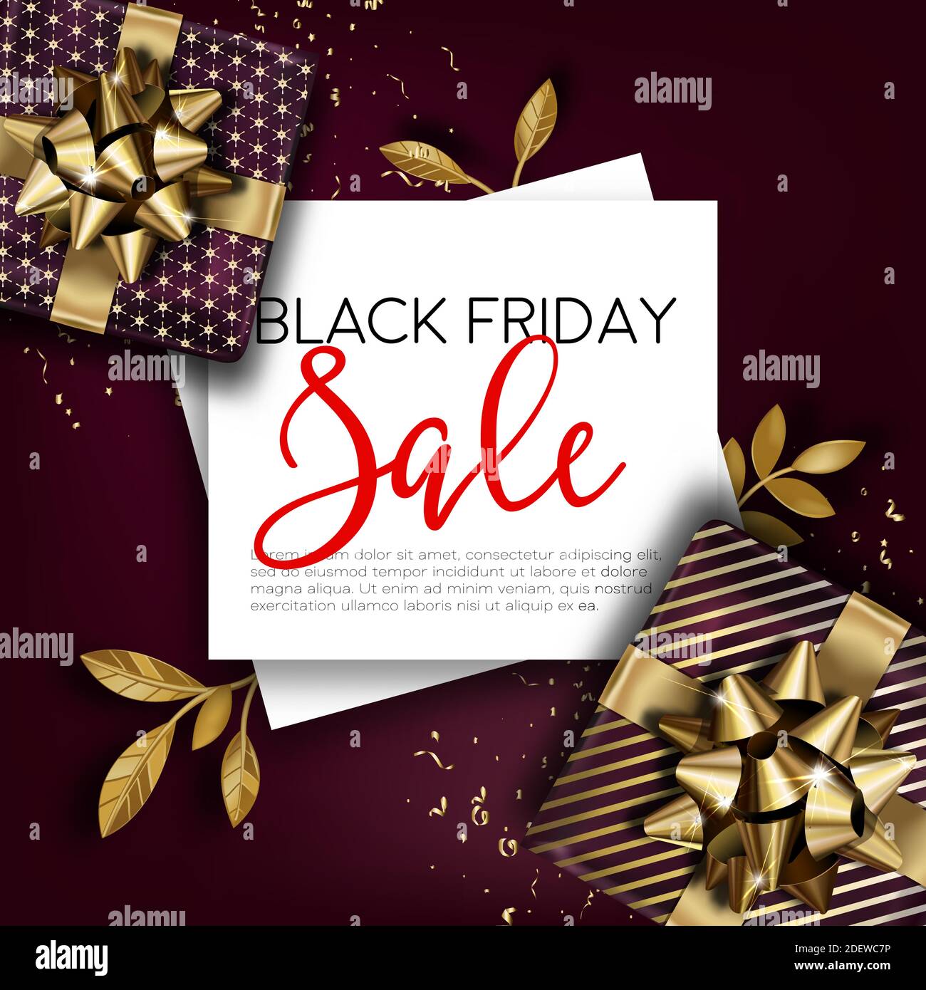 Black friday sale promo banner for shops vector Stock Vector Image ...