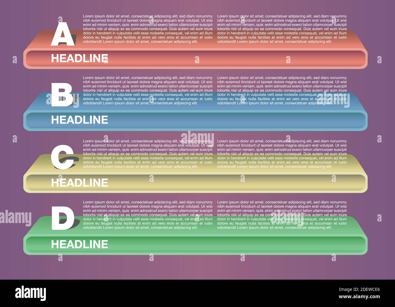 Layout Design with shelves and own area for text. Vector illustration ...