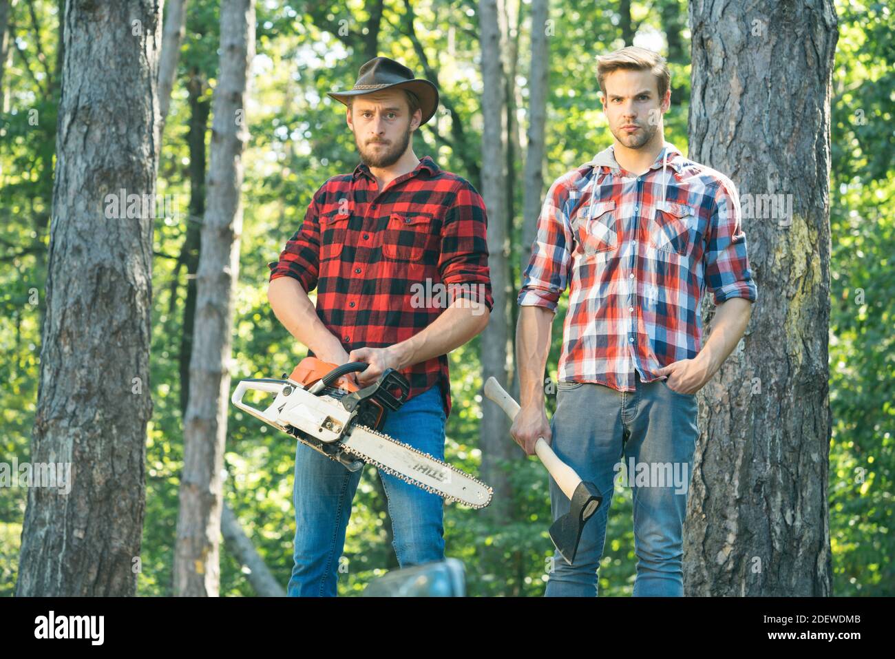 Two lumberjack hi-res stock photography and images - Alamy