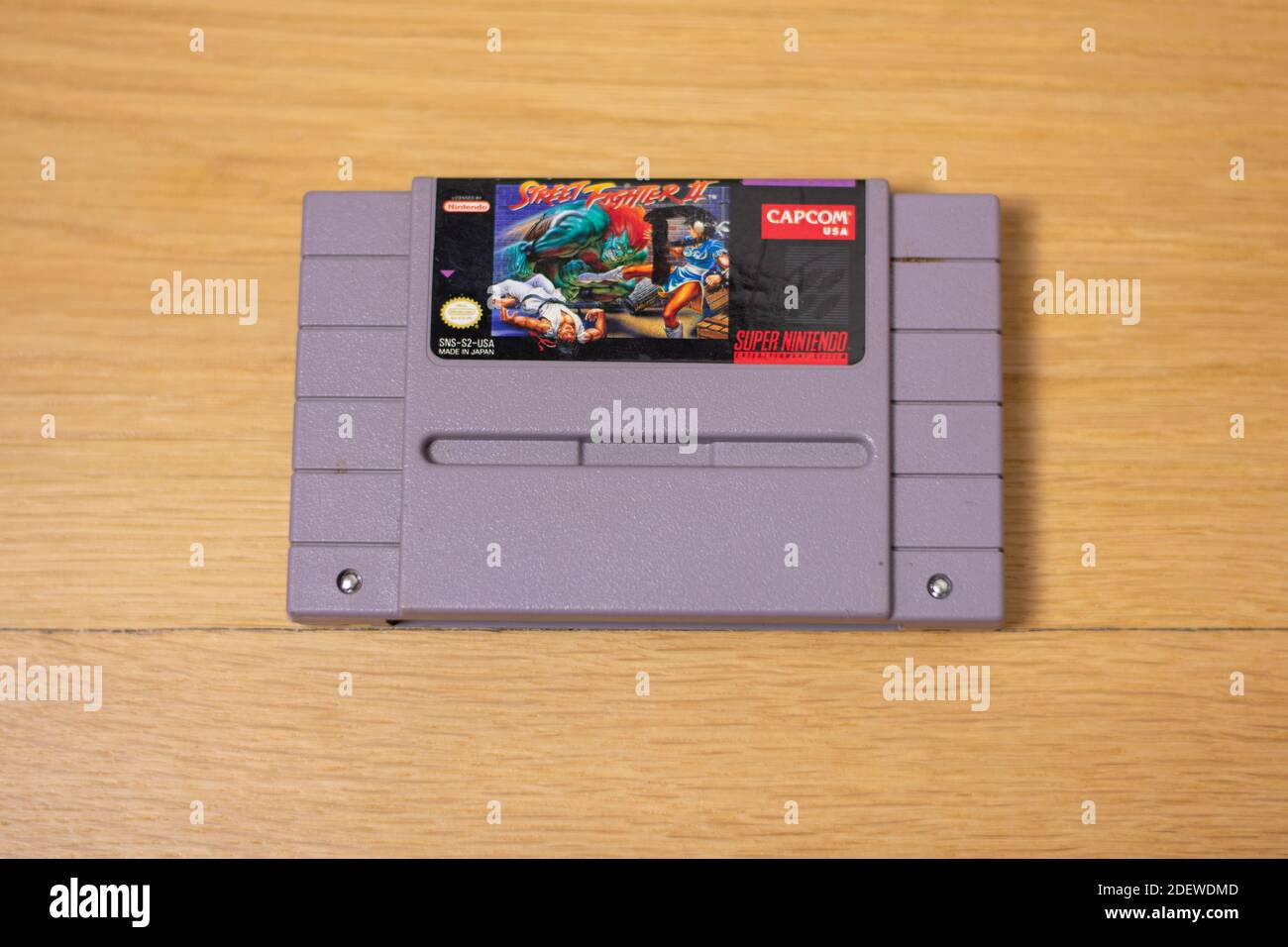 Street Fighter 2 For the Super Nintendo Entertainment System, a Popular ...