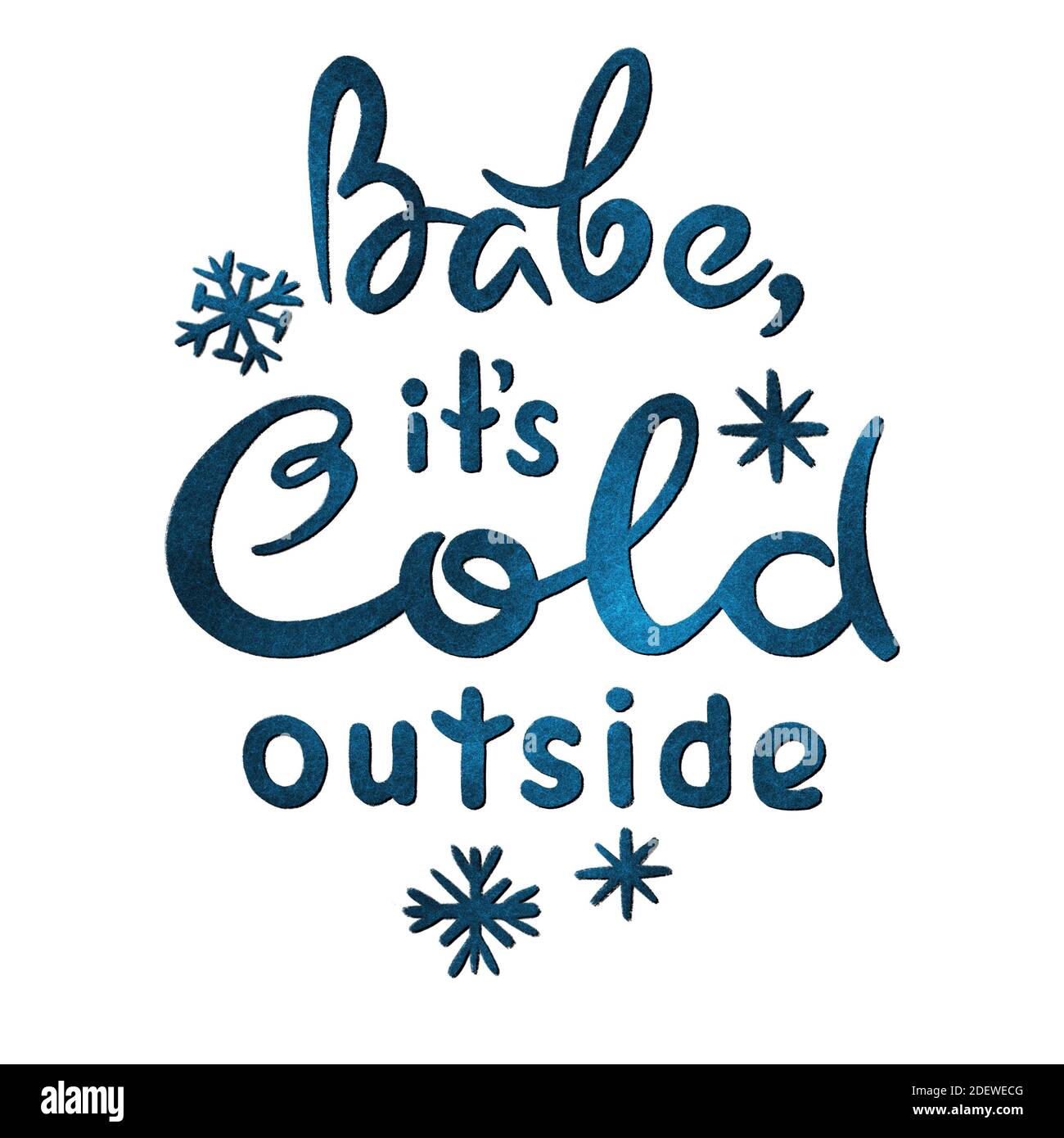 Cold lettering handwritten hi-res stock photography and images - Alamy